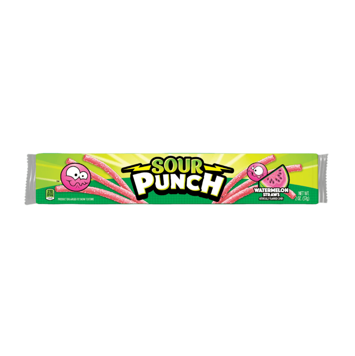 Sour Punch Watermelon Straws- Dated 2oz / 57g
