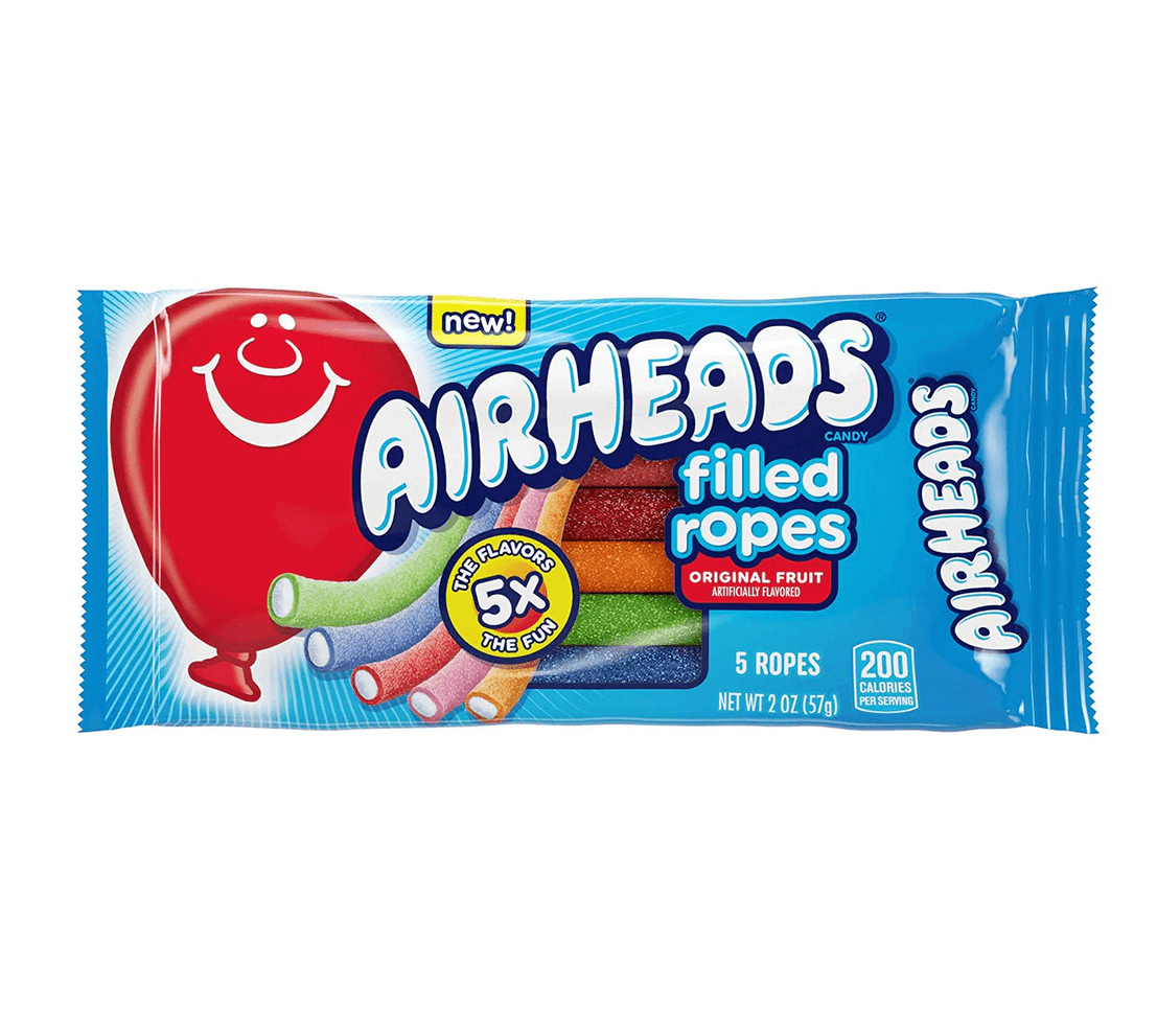 Airheads Filled Ropes Assorted 2oz / 57g